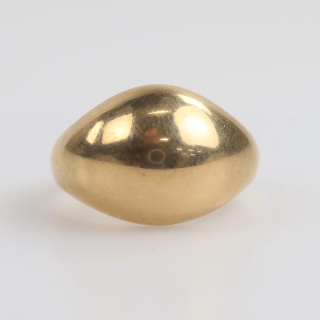 Kabana 14kt Gold Hollow Dome Ring | Property Room