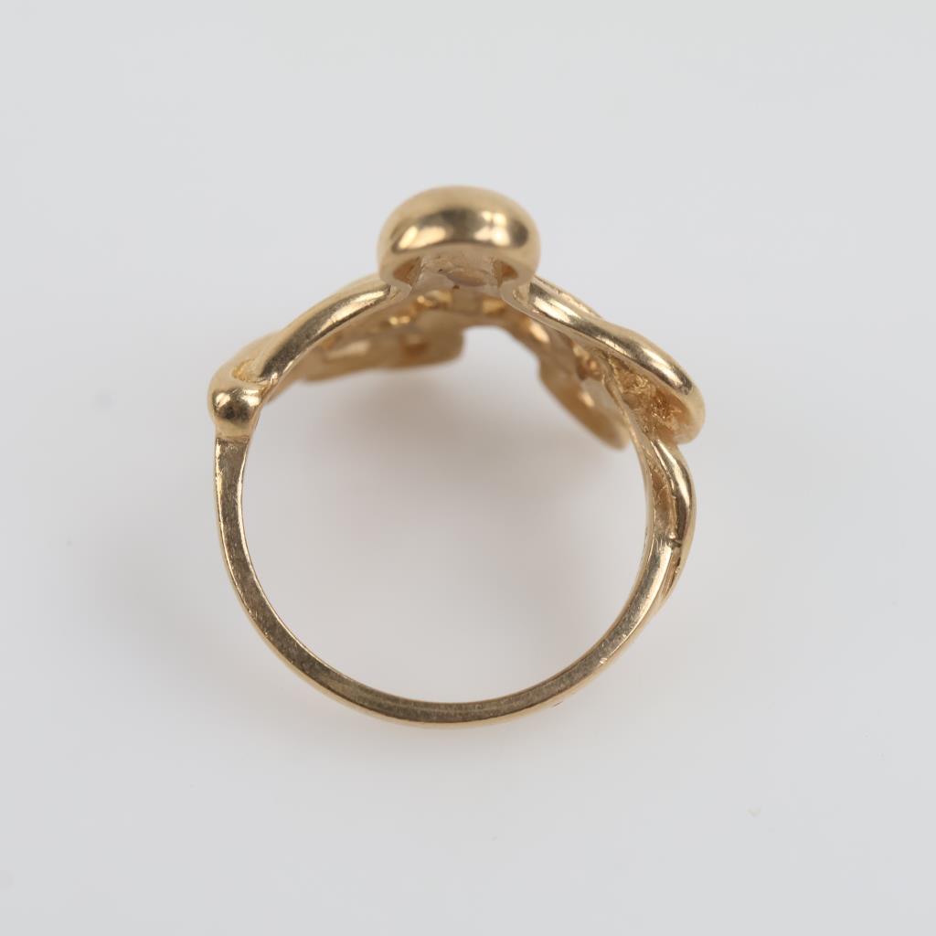 Kabana 14kt Gold Hollow Octopus Ring | Property Room