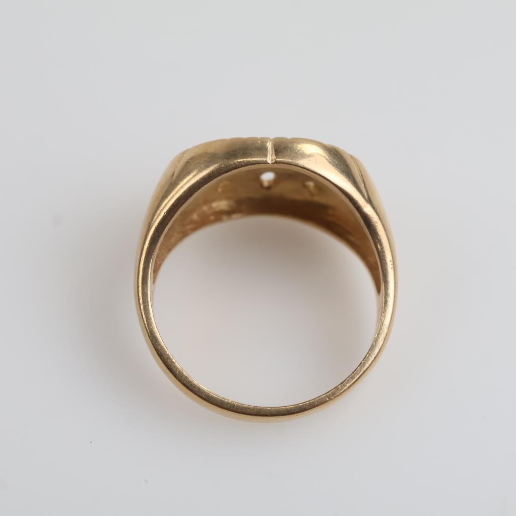 Kabana 14kt Gold Hollow Sand Dollar Ring | Property Room