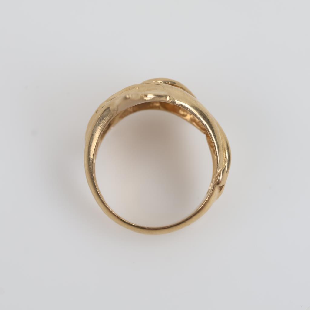 Kabana 14kt Gold Hollow Whale Ring | Property Room
