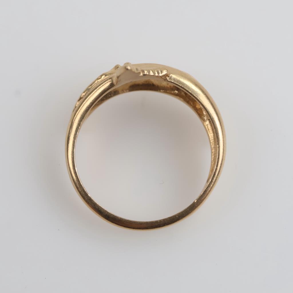Kabana 14kt Gold Hollow Whale Ring | Property Room