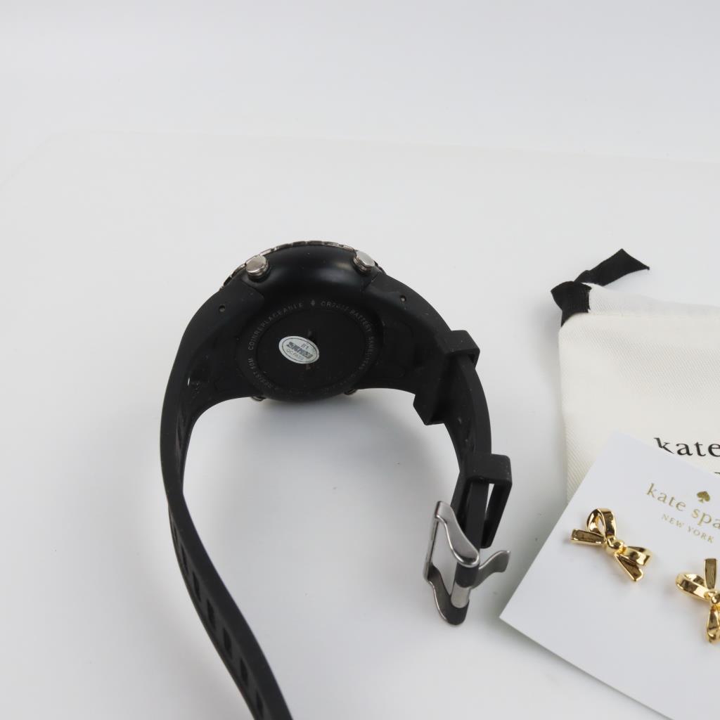 Kate Spade Fashion Earrings And Black Sport Watch, 2 Pieces | Property Room