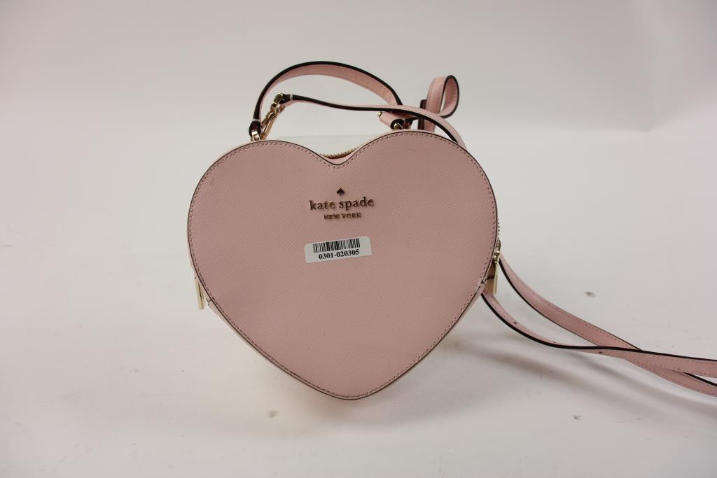Kate Spade Heart Shaped Pink Crossbody Bag | Property Room