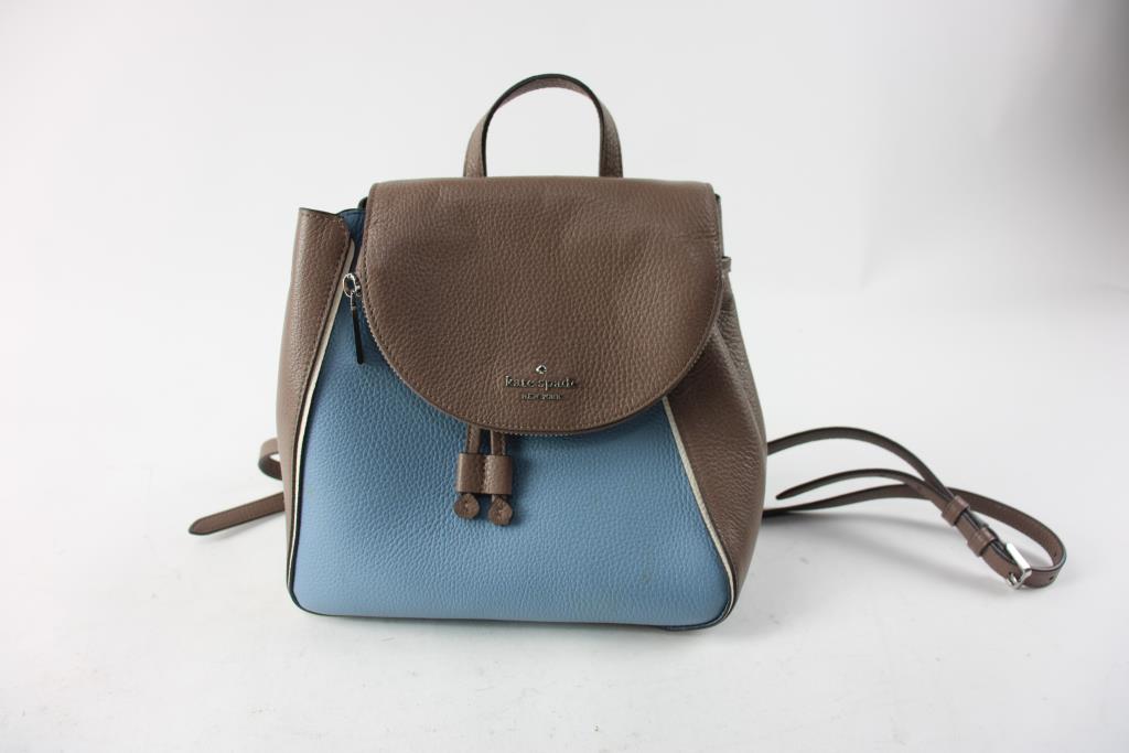 Kate Spade Mini Backpack, Blue/Brown | Property Room