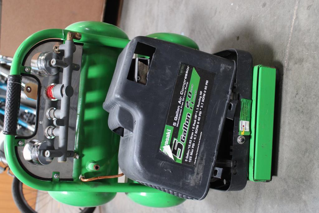 Kawasaki 5 Gallon Air Compressor | Property Room