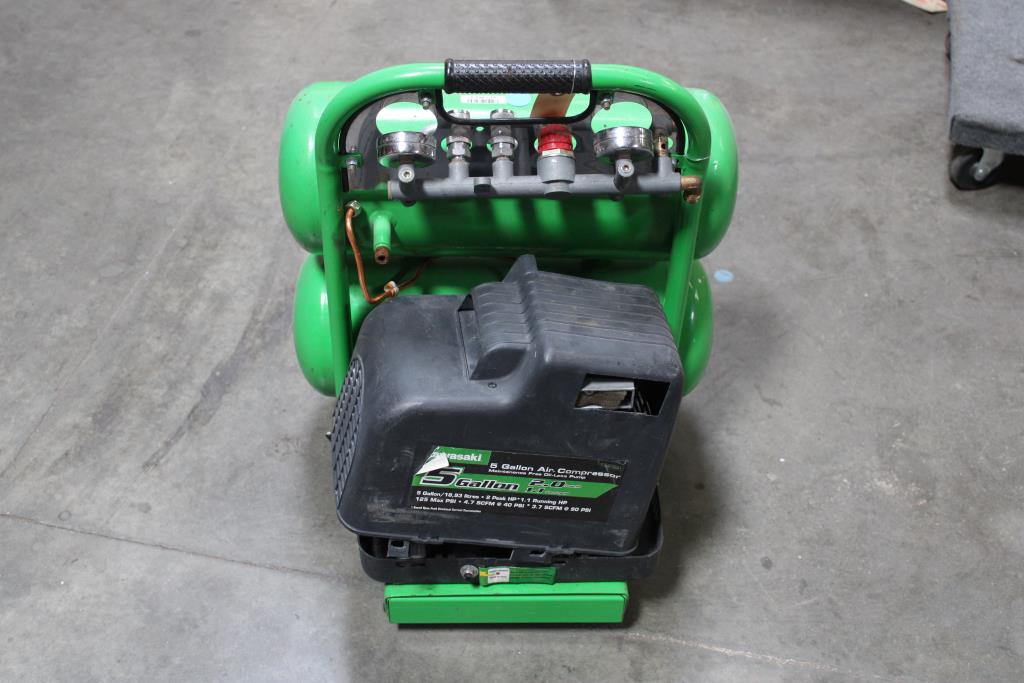 Kawasaki 5 Gallon Air Compressor | Property Room