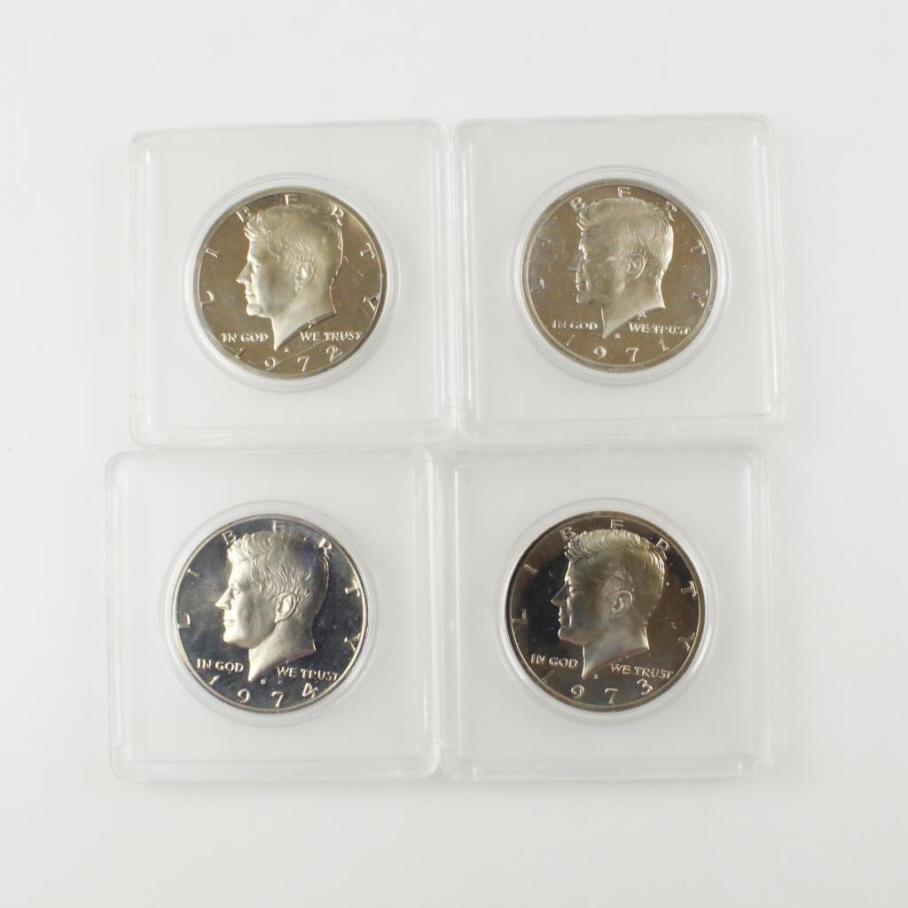 Kennedy Proof Half Dollars, 4 Pieces | Property Room