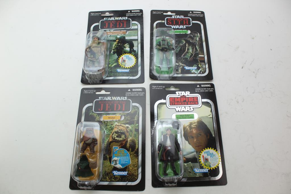 Kenner Star Wars Collectible Figures; 4 Pieces | Property Room