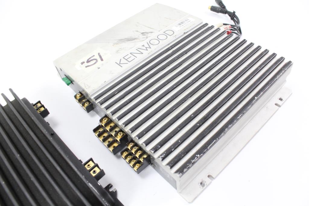 Kenwood Power Amplifier & RockFord Fosgate Punch 40i Mosfet Amplifier ...