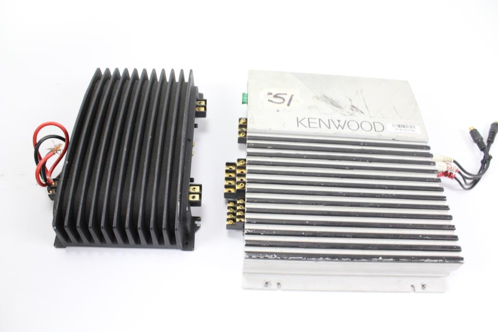 Kenwood Power Amplifier & RockFord Fosgate Punch 40i Mosfet Amplifier ...