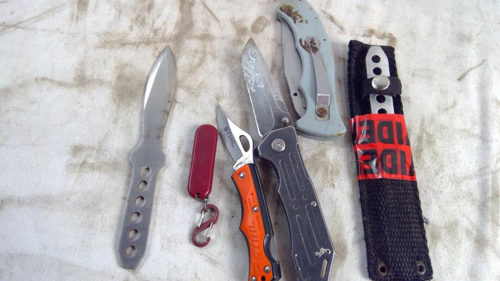 Kershaw Pocket Knife, Stihl Pocket Knife, And More, 6 Pieces | Property ...