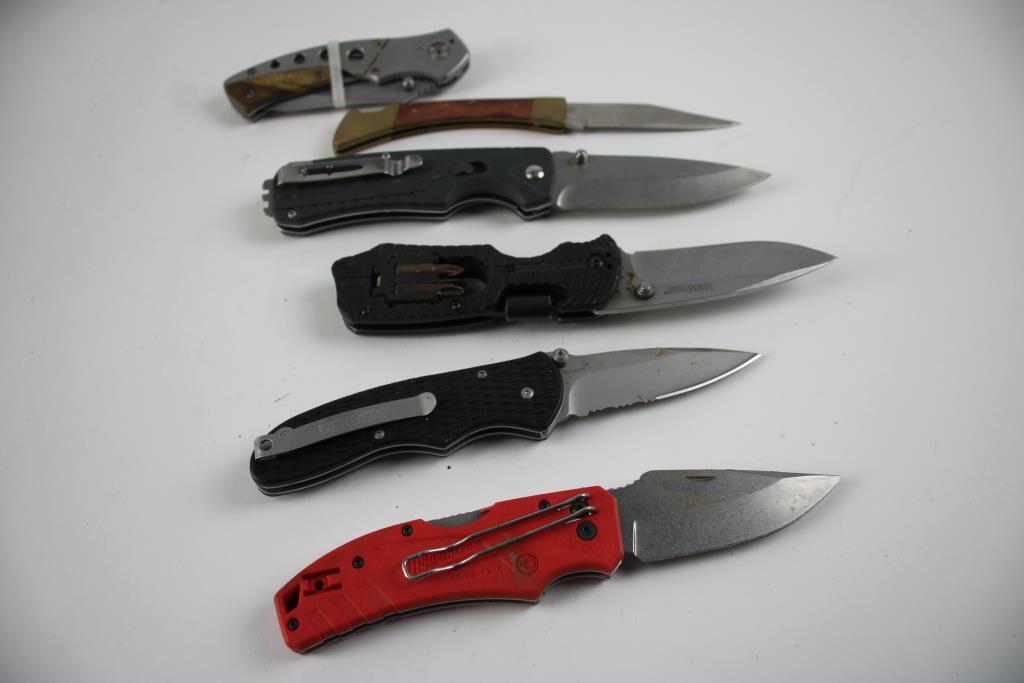 Kershaw Switch Knife, Camillus Titanium Switch Knife, And More, 6 ...