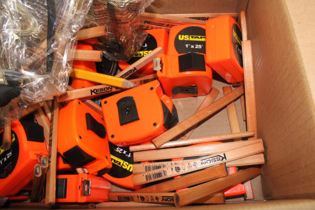 Keson Carpenter Pencil, Measuring Tape And More | Property Room