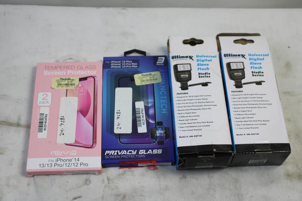 Keyboard, Camera Flash, Screen Protector | Property Room