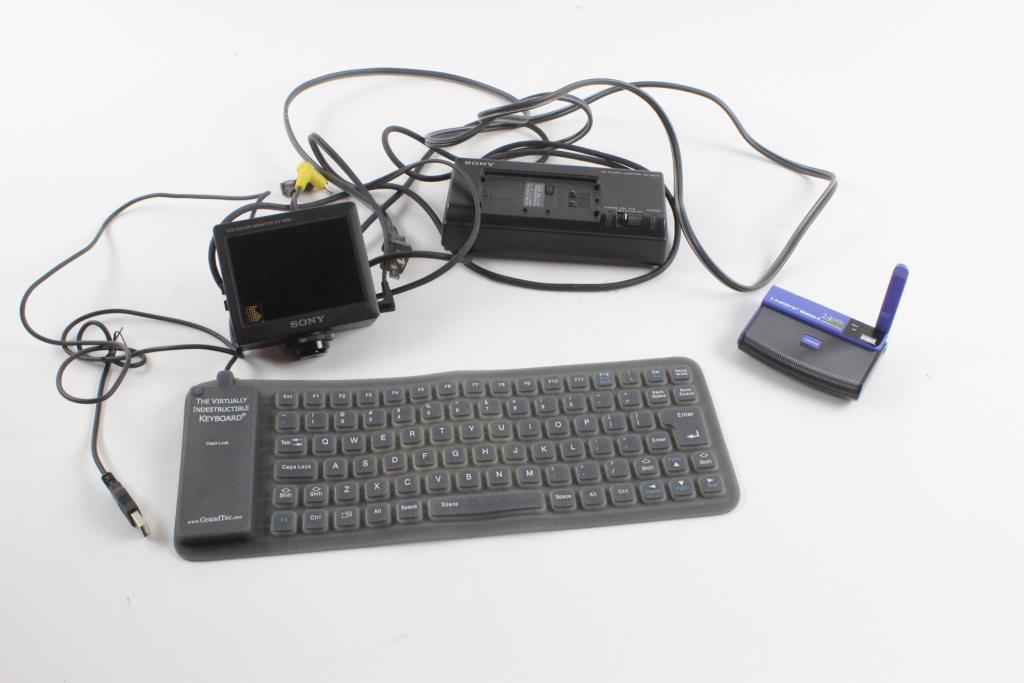 Keyboard, Router, Color Monitor, And More, 20+ Pieces | Property Room