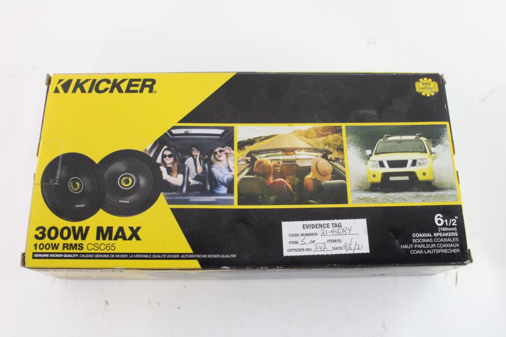 Kicker 6.5" Coaxial Speaker | Property Room