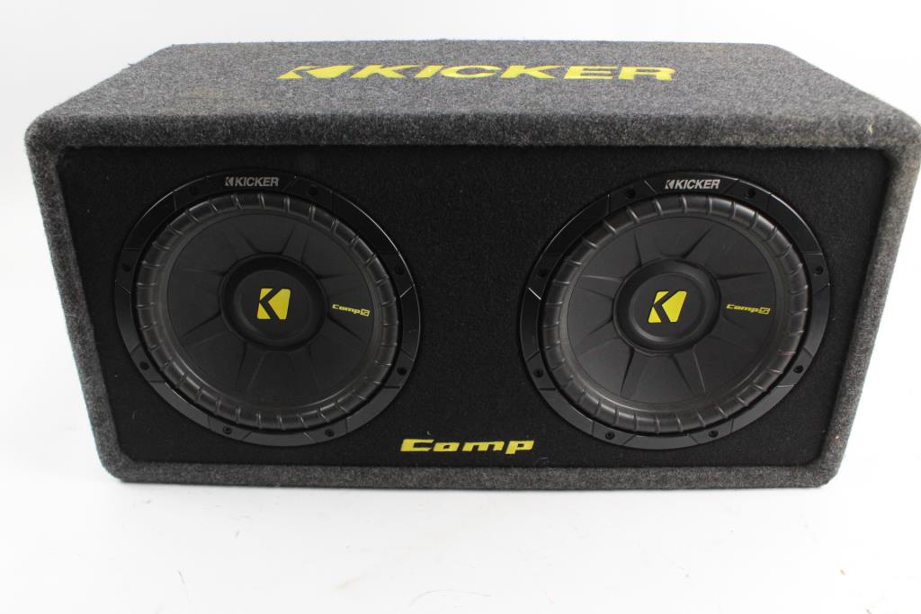 Kicker Comp S Subwoofers In Box | Property Room