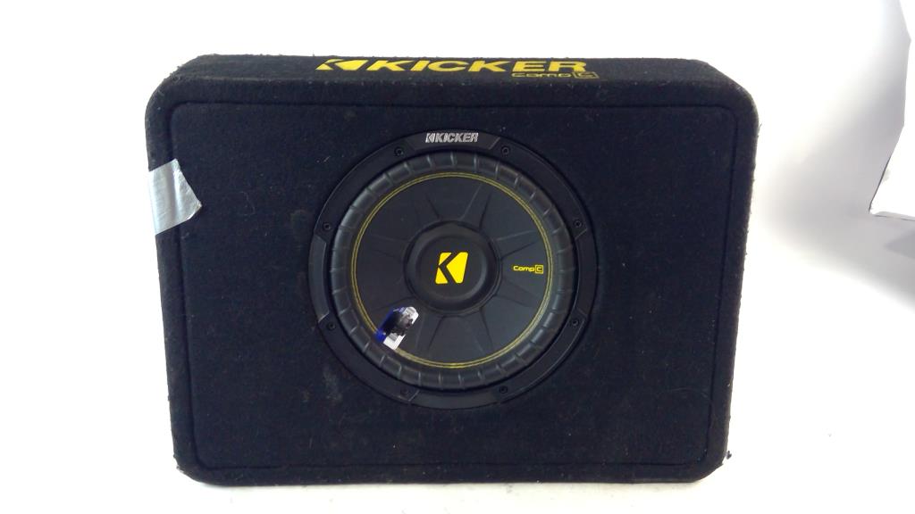 Kicker CompC Subwoofer With Box | Property Room