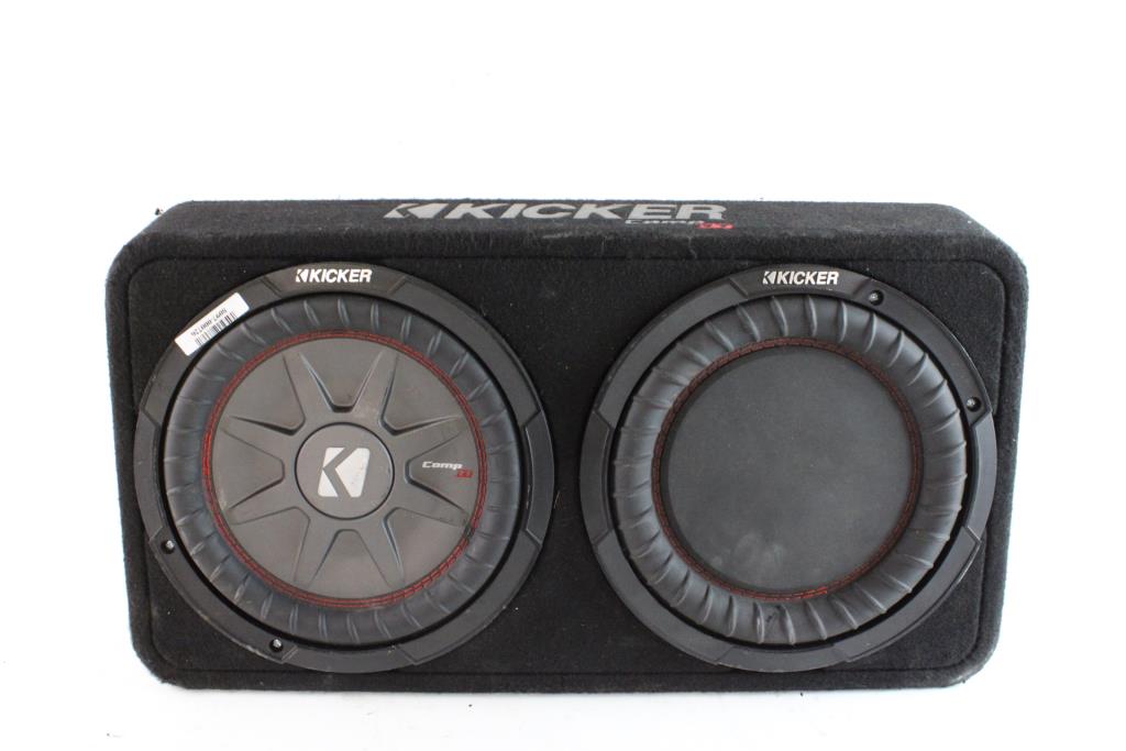 Kicker CompRT Dual Subwoofer Enclosure | Property Room