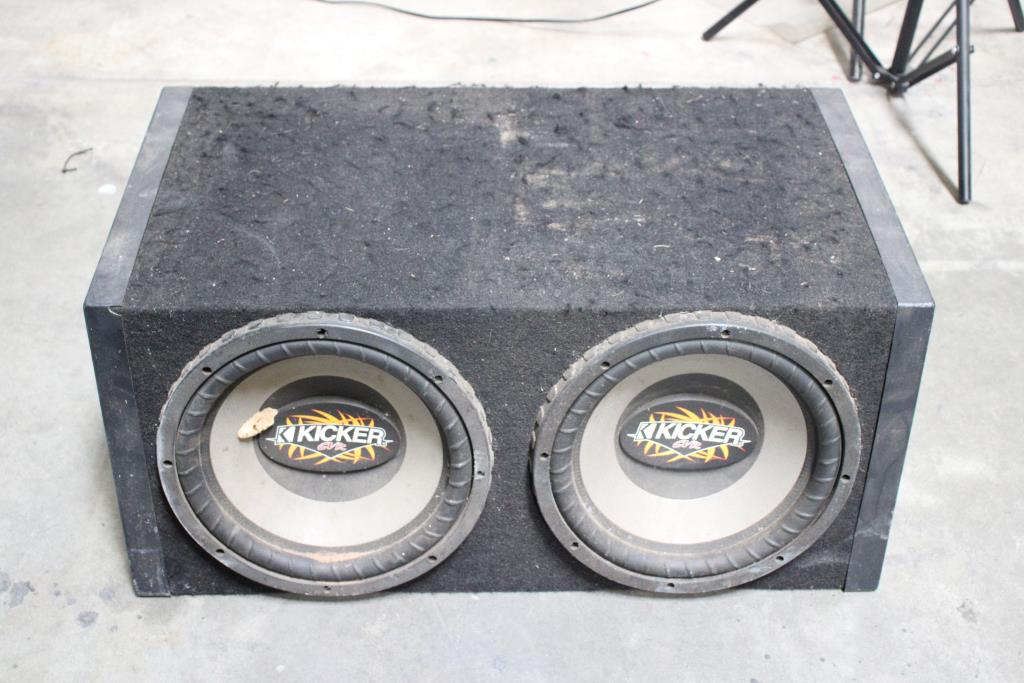 Kicker CVR Pro Box Rocks Speaker | Property Room
