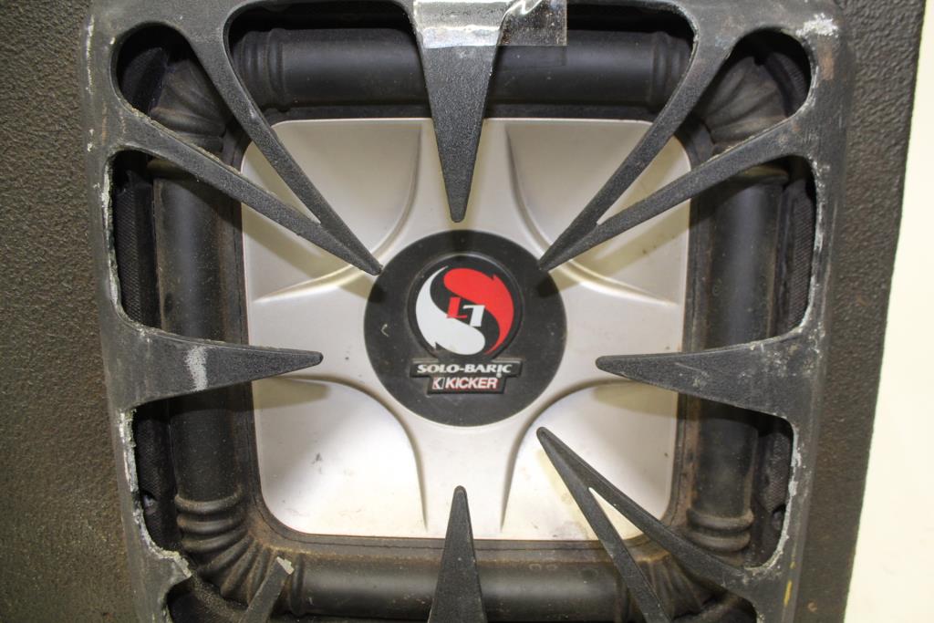 Kicker L1 Solo Baric Subwoofer | Property Room