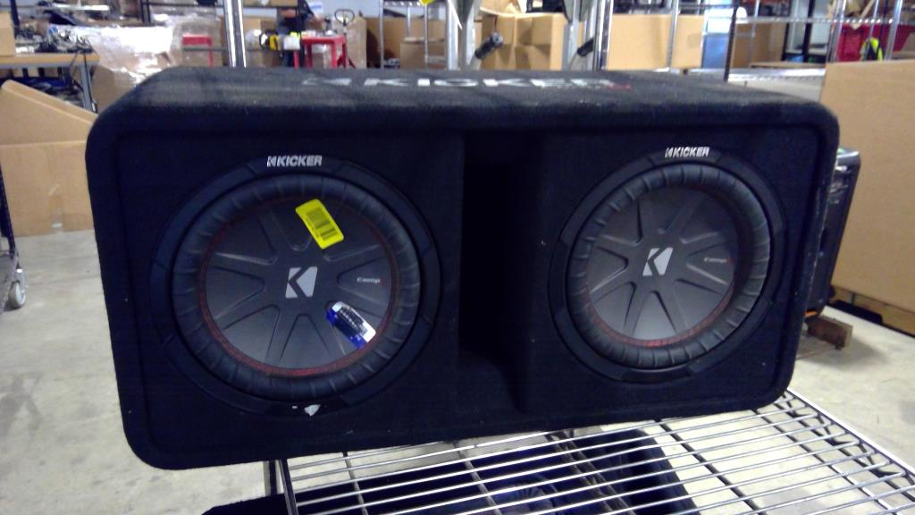 Kicker Speakers In Enclsure | Property Room