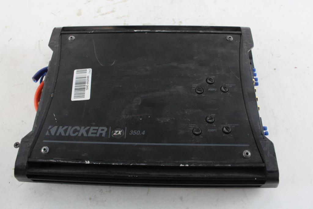 Kicker ZX350 Car Amplifier | Property Room