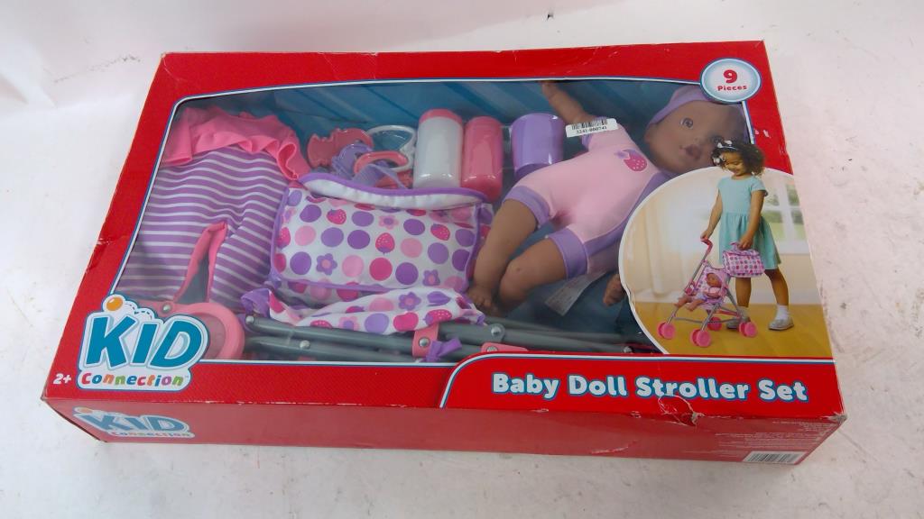 Kid Connection Baby Doll Stroller Set | Property Room