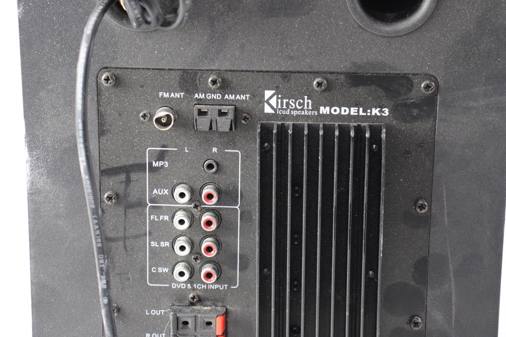 Kirsch Loud Speakers K3 5.1ch Surround Reciever Amplifier | Property Room