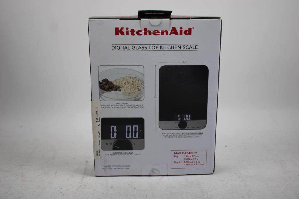 Kitchen Aid Digital Glass Top Kitchen Scale, KQ908 | Property Room