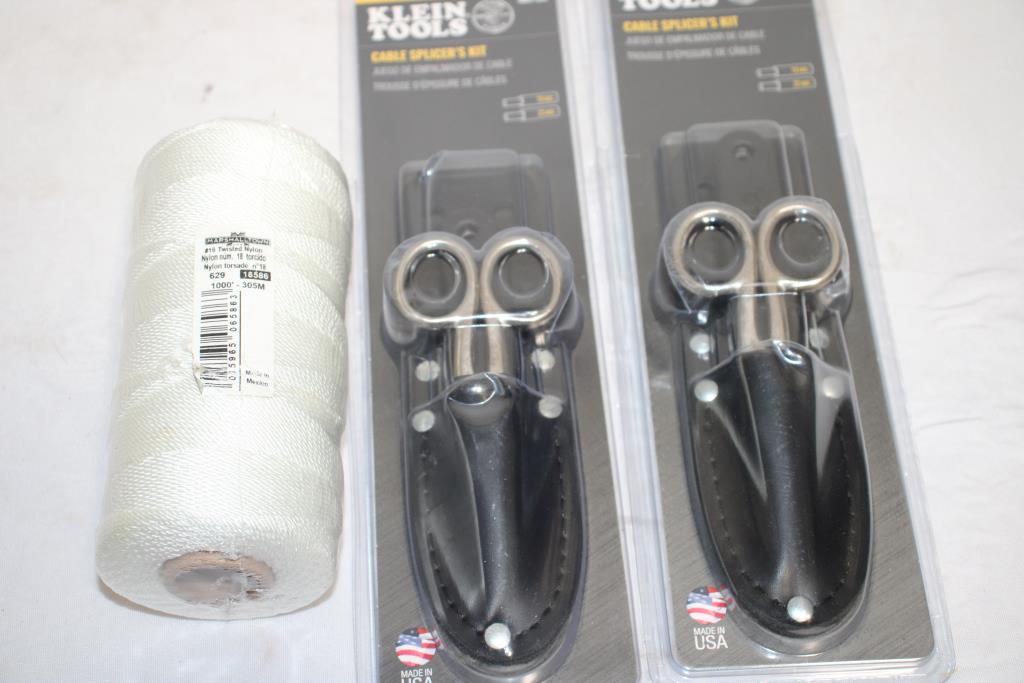 Klein Tools, Cable Splicer's Kit, 2 Pieces And Rope | Property Room