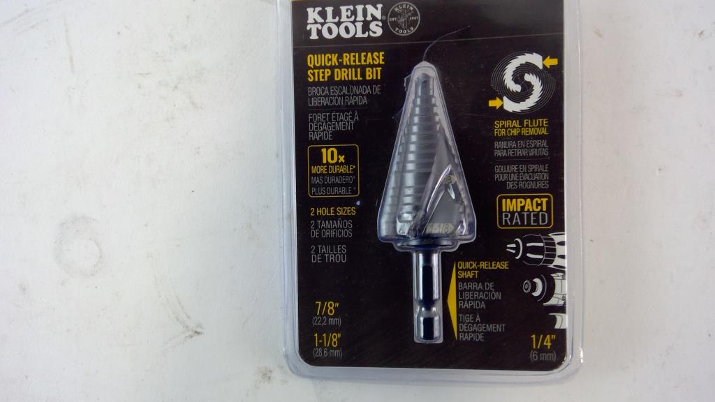 Klein Tools Quick-release Step Drill Bit | Property Room