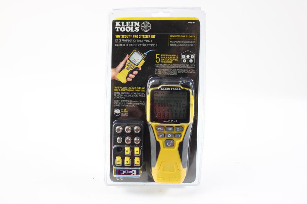Klein Tools VDV Scout Pro 3 Tester Kit | Property Room