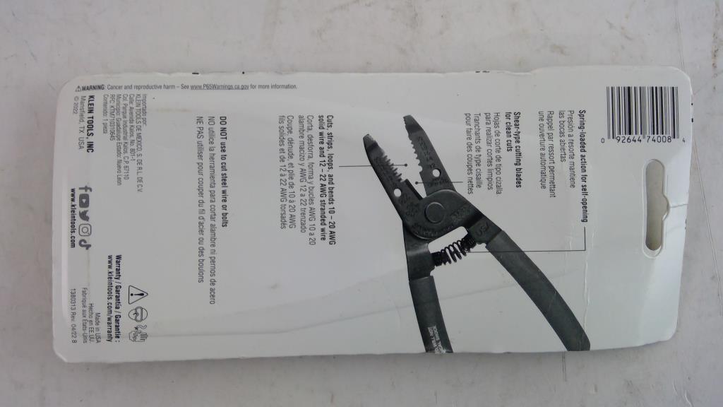 Klein Tools Wire Stippers/Cutters | Property Room
