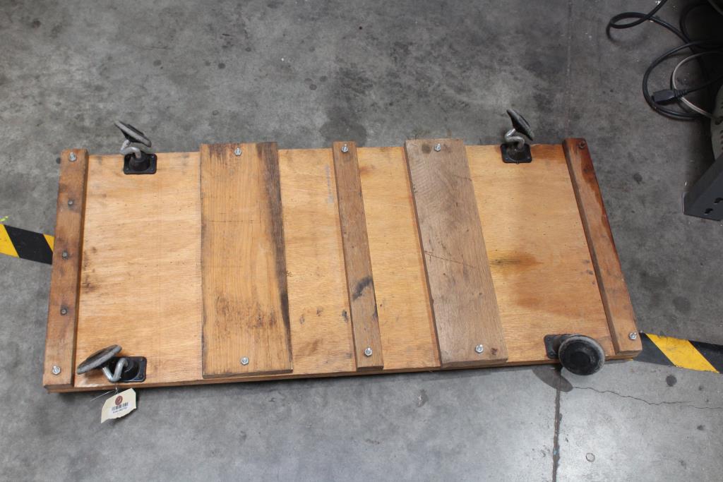 Kmart Vintage Hardwood Creeper Cart | Property Room