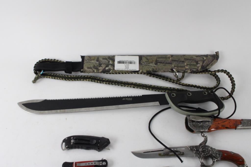 Knife / Machete Bulk Lot, 4+ Pieces | Property Room