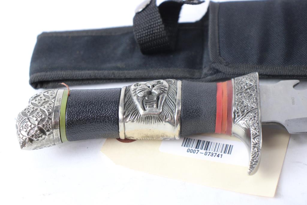 Knife With Detailed Lion Handle | Property Room