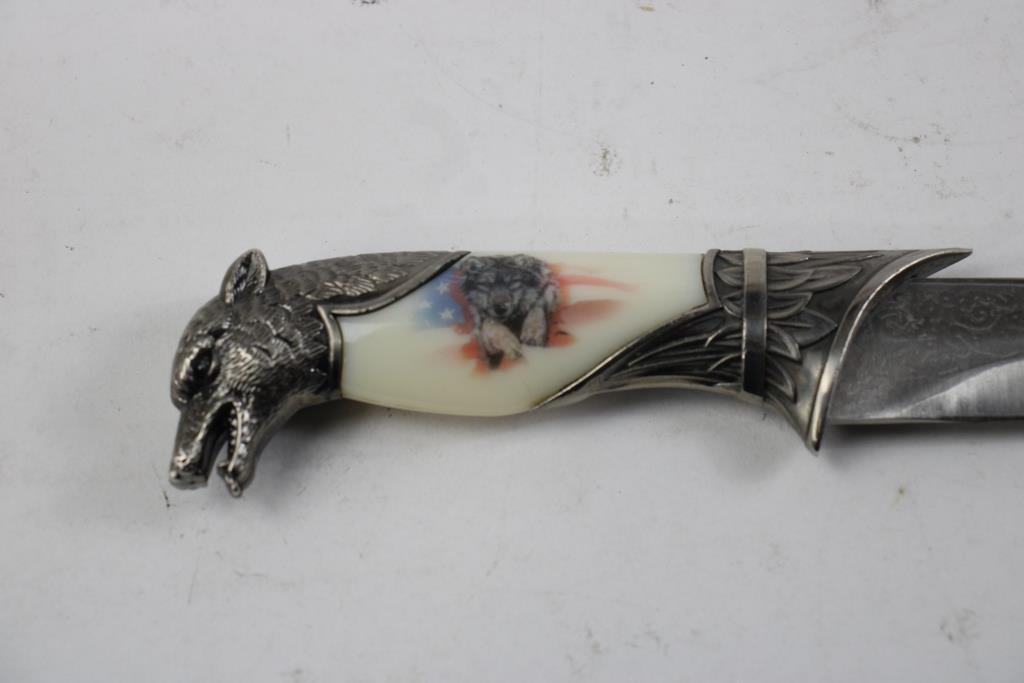 Knife With Wolf Handle | Property Room