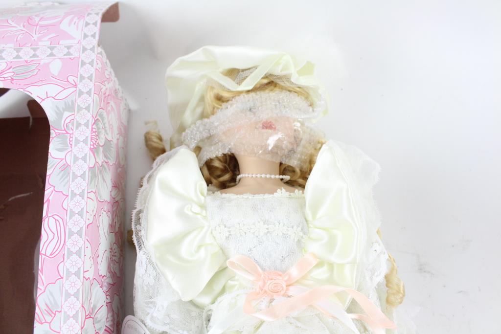 Knightsbridge Collection Porcelain Dolls And More 4 Pieces | Property Room