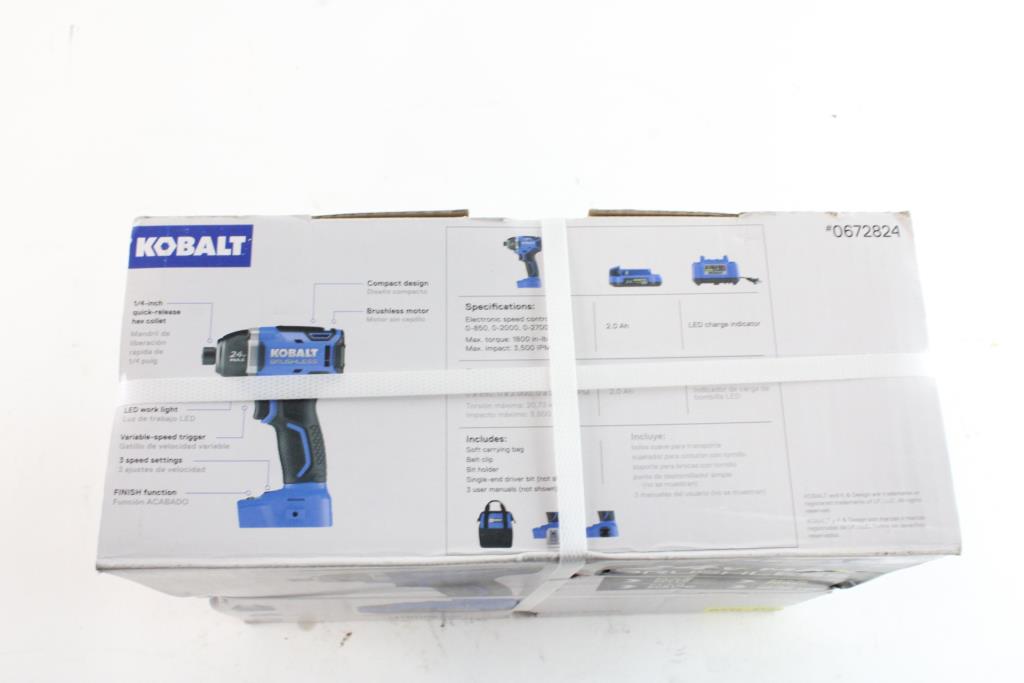 Kobalt 24V Max Brushless 1/4" Impact Driver | Property Room