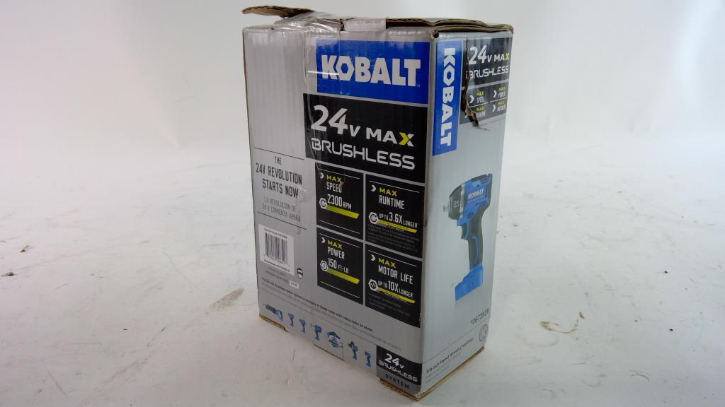 Kobalt 24v Max Brushless 3/8" Impact Wrench | Property Room