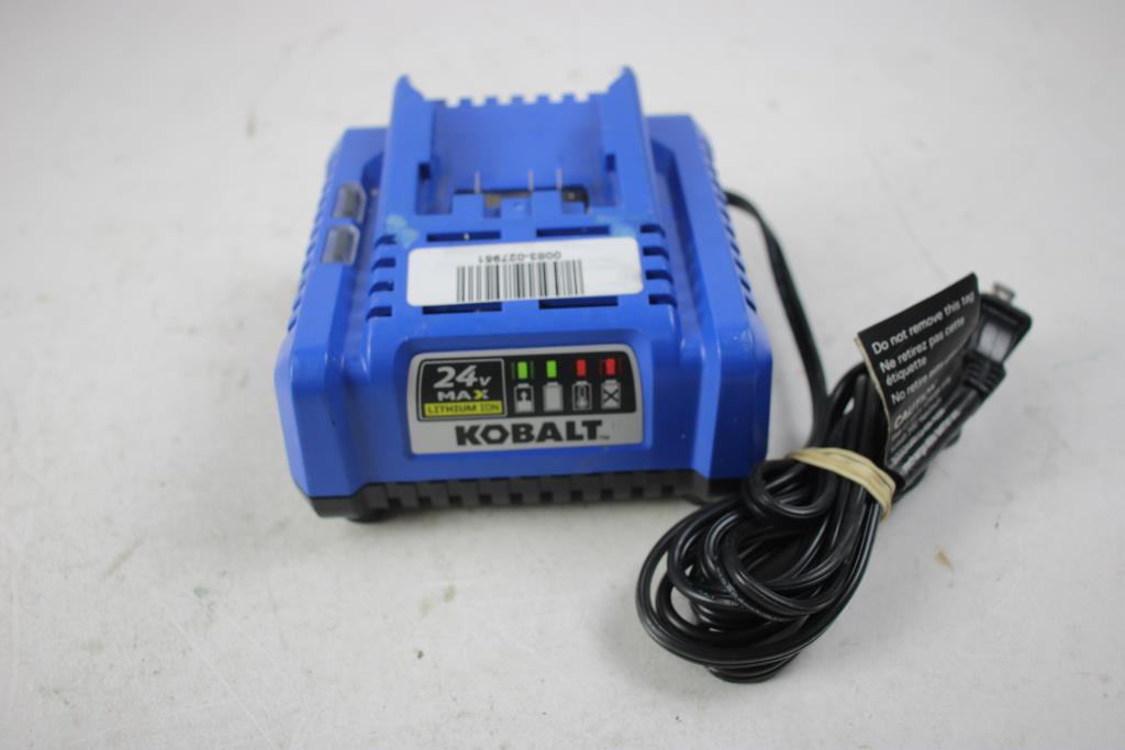 Kobalt 24V Max Lithium Ion Charger | Property Room