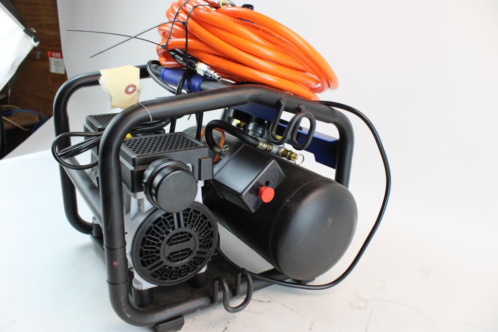 Kobalt QUIET TECH 2-Gallon Single Stage Portable Electric Hot Dog Air ...