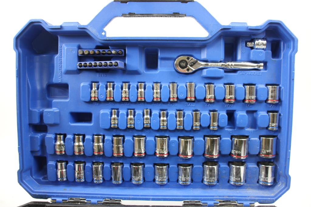 Kobalt Tool Box With Sockets, Hex Keys, And More | Property Room