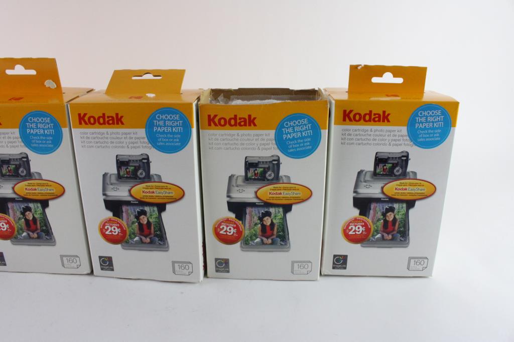 Kodak Color Cartridge & Photo Paper Kits, 5 Pieces And More | Property Room