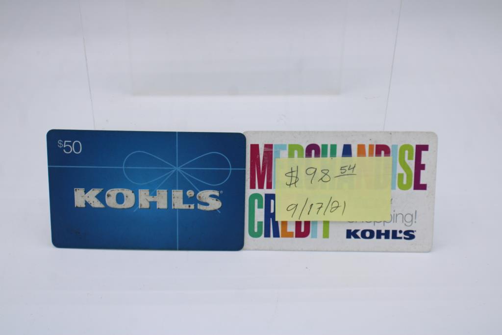 Kohls Gift Card Property Room