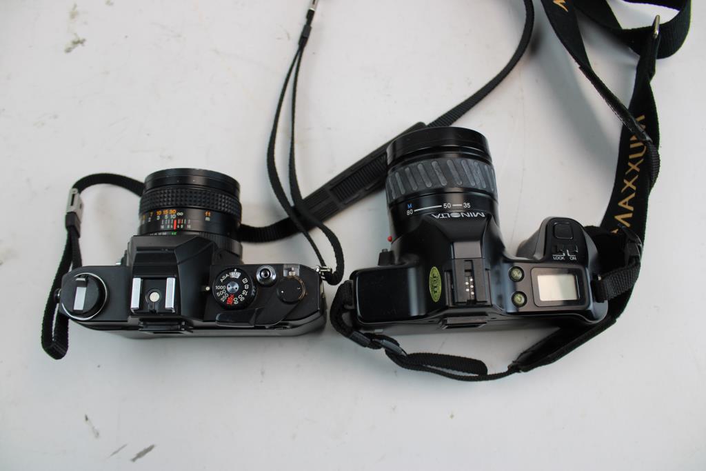 Konica & Minolta 35mm Slr Cameras; 2 Pieces | Property Room