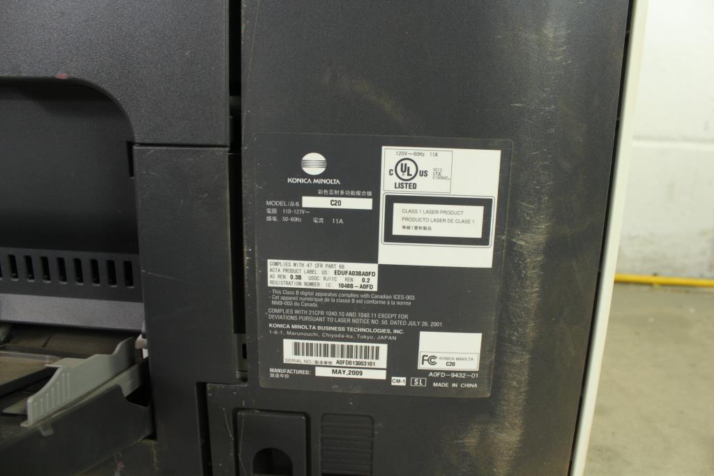 Konica Minolta, Bizhub C20 Printer/Scanner | Property Room