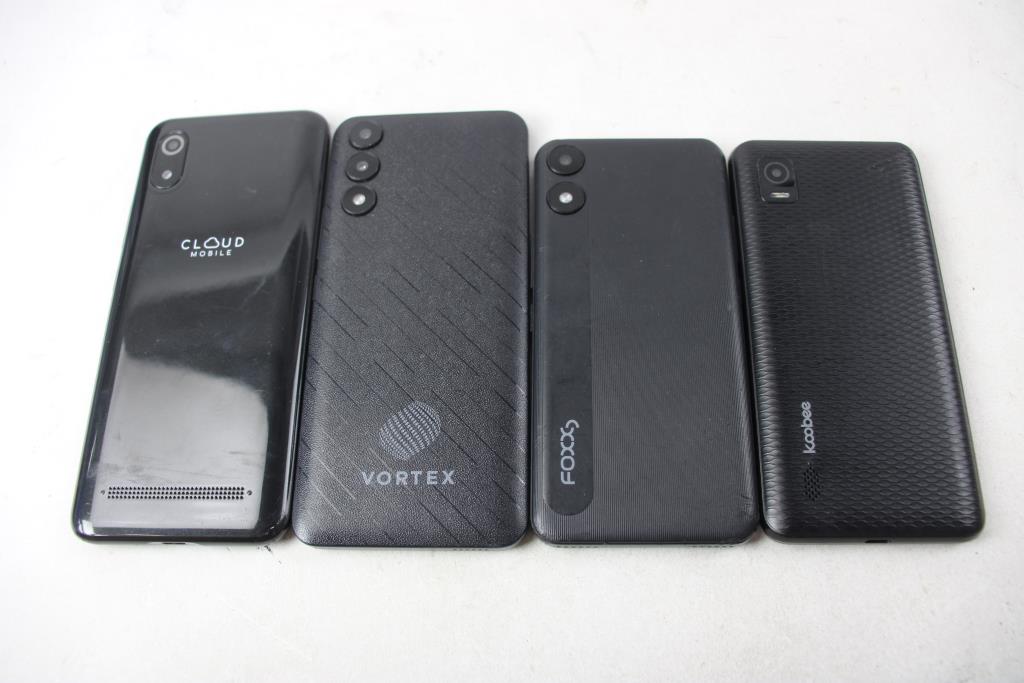 Koobee, Foxx, Cloud Mobile, Vortex Cell Phone Lot, 4 Pieces, Sold For ...
