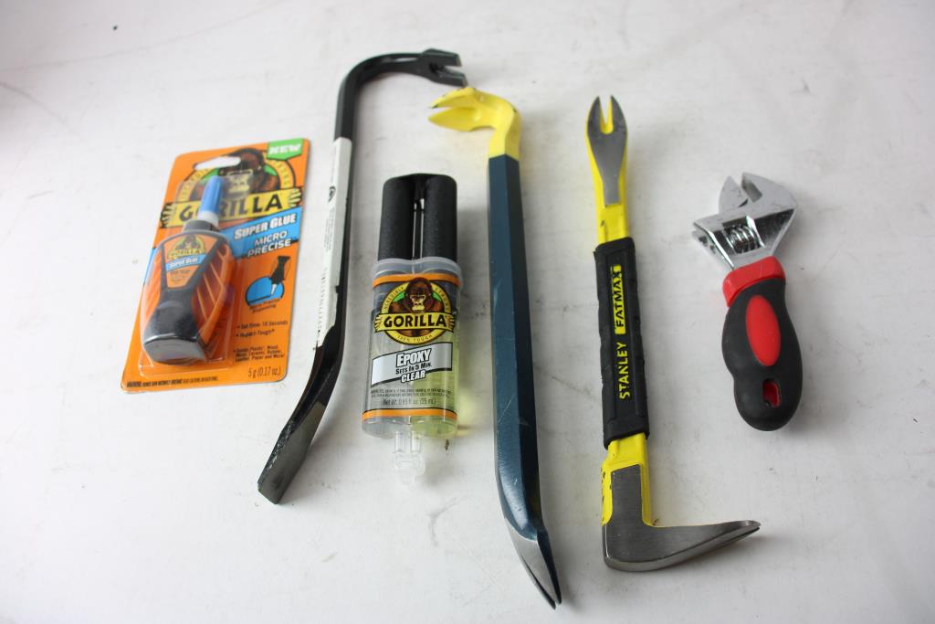 Krazy Glue, Small Pry Bars And More | Property Room